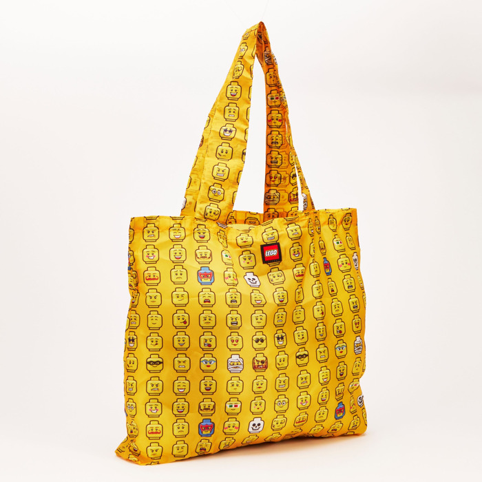LEGO Minifigure Packable Tote (5008687) | Brick Owl - LEGO Marketplace