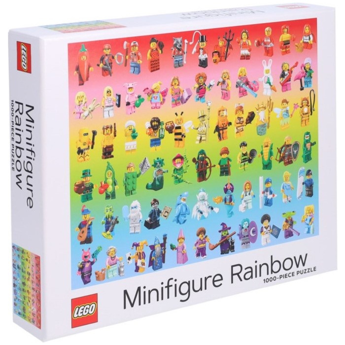 LEGO Minifigure Rainbow 1000 Piece Puzzle | Brick Owl - LEGO Marketplace