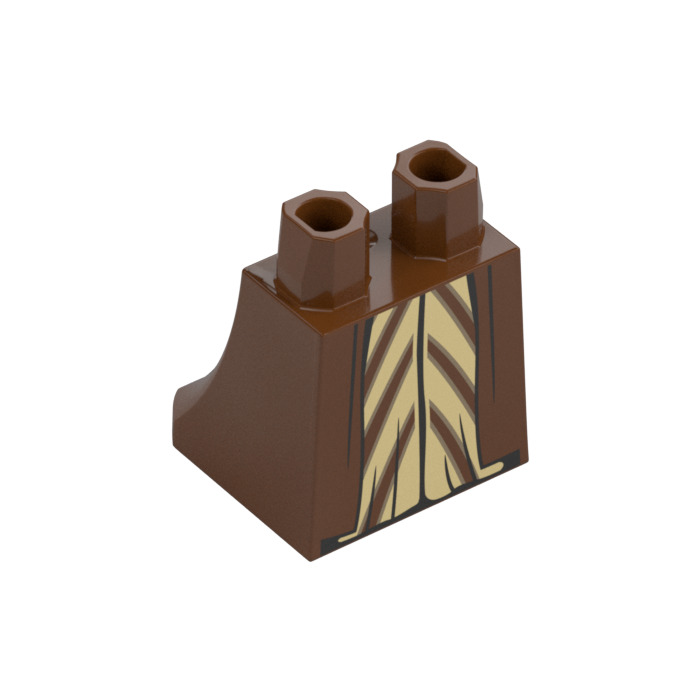 LEGO Minifigure Skirt with Tan Molly Weasley Pattern (36036 / 104398 ...