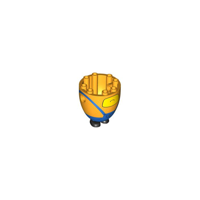 LEGO Minion Body Wide and Long with Downturned Mouth (108460) | Brick Owl