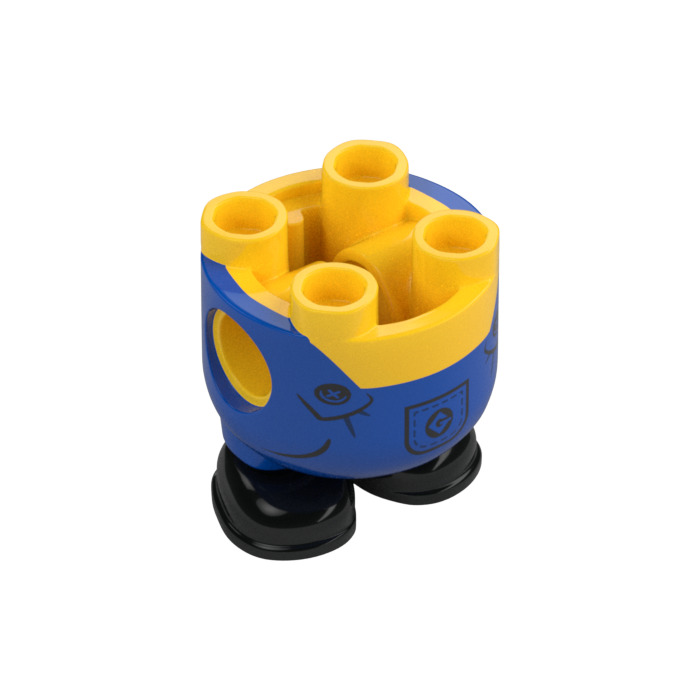 LEGO Minion Body with Feet with Blue Overalls and Logo (67644 / 108466 ...