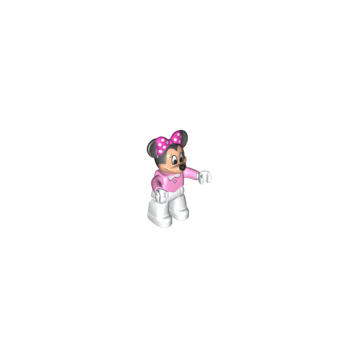 LEGO Minnie Mouse with Bright Pink Top and White Legs Duplo Figure ...