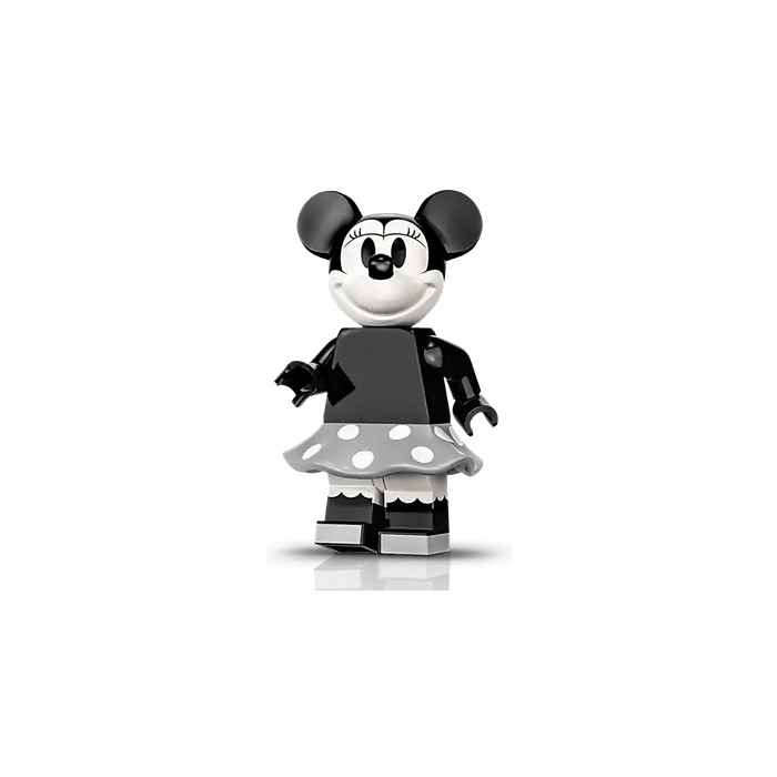 LEGO Minnie Mouse with Gray Polka Dot Skirt Minifigure | Brick Owl ...
