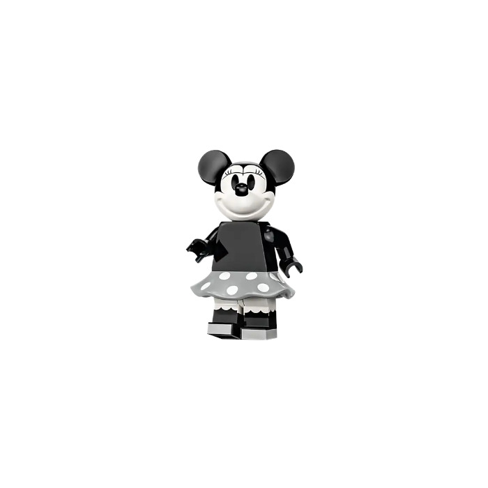 LEGO Minnie Mouse with Gray Polka Dot Skirt Minifigure | Brick Owl