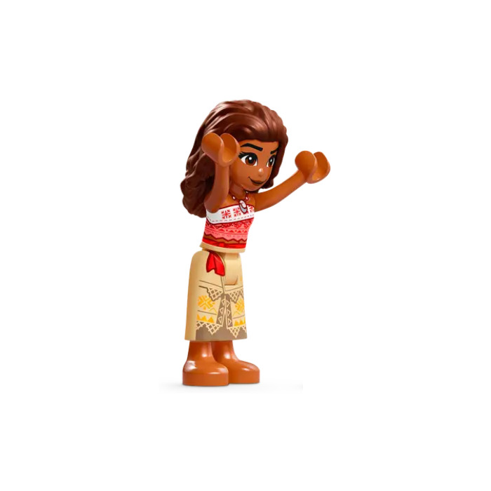 LEGO Moana with with Coral and White Top Minifigure | Brick Owl - LEGO ...