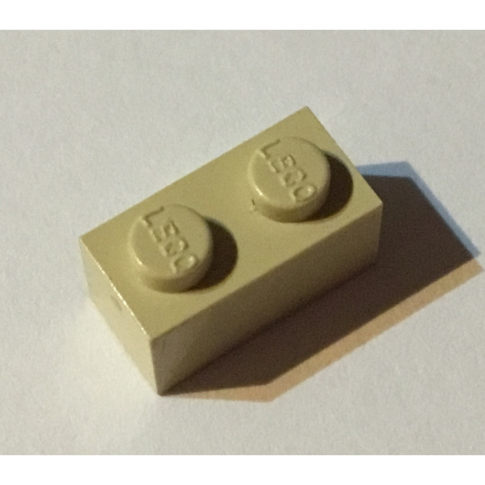 LEGO Modulex Brick 1 x 2 with LEGO on Studs | Brick Owl - LEGO Marketplace