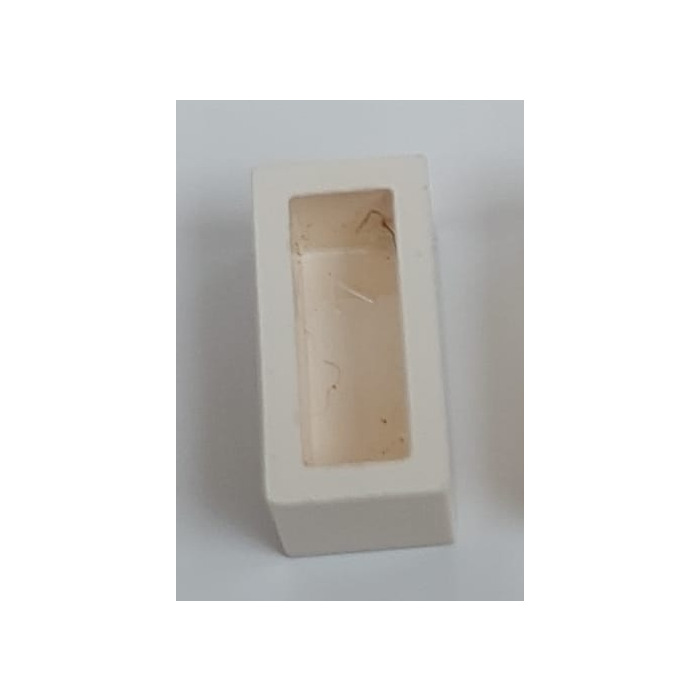 LEGO Modulex Tile 1 x 2 with Diagonal Crosses without Internal Supports ...