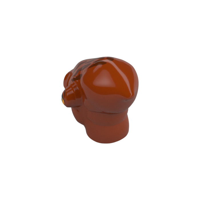 LEGO Mon Calamari Head with Dark Brown Skin Texture (110641) | Brick ...
