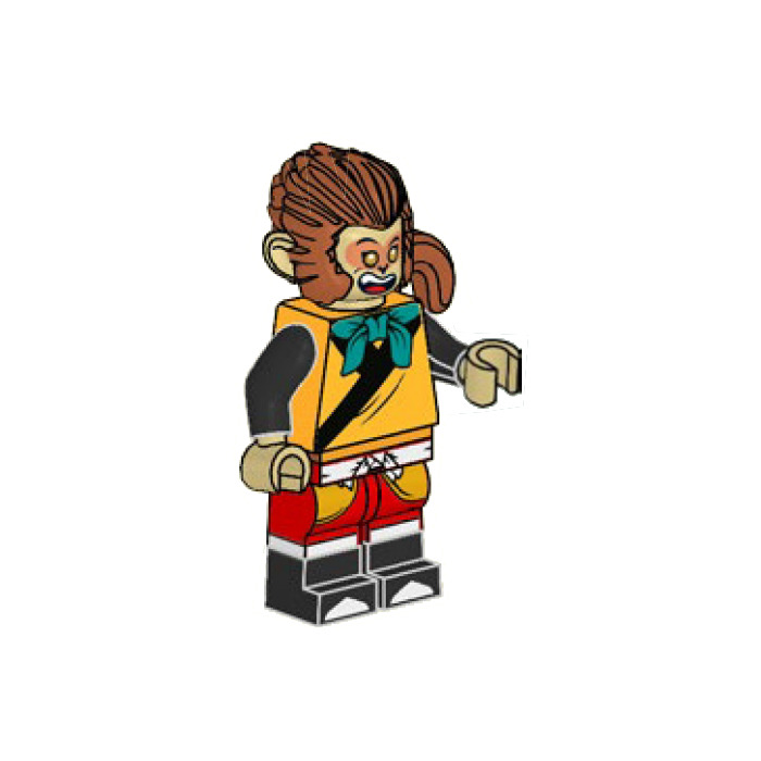 LEGO Monkey King with Orange Robe and Dark Turquoise Bandana (Open Eyes ...