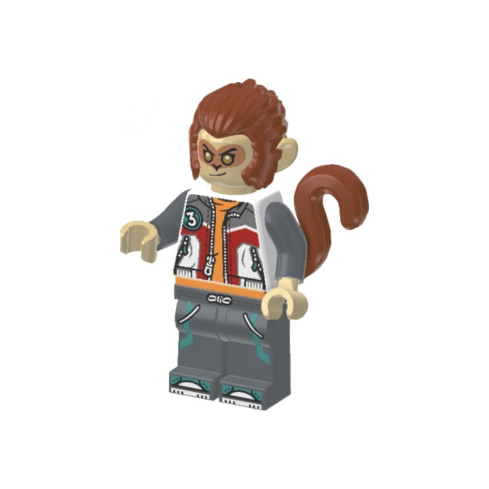 LEGO Monkey King with White Jacket Minifigure | Brick Owl - LEGO ...