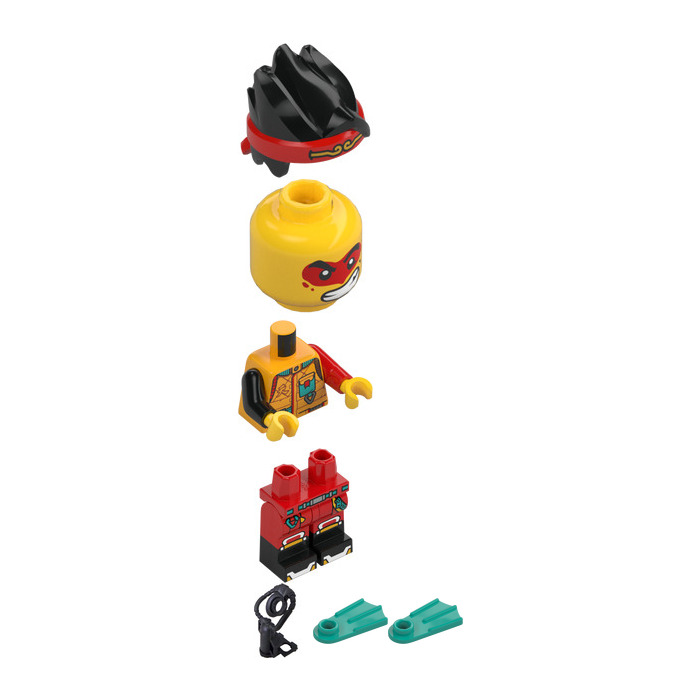 LEGO Monkie Kid with Diving Suit and Scuba Gear Minifigure | Brick Owl ...