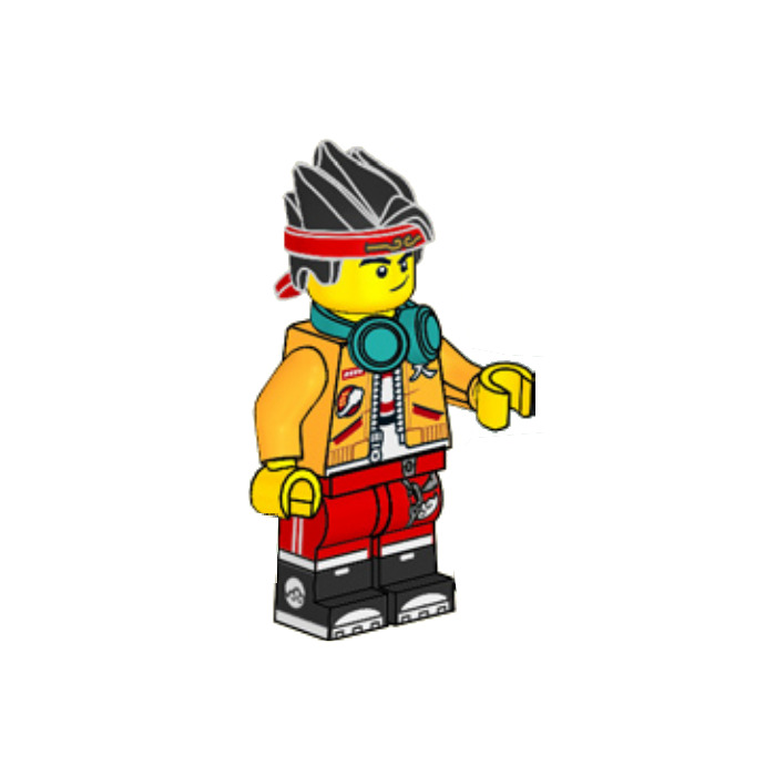 LEGO Monkie Kid with Jacket and Headphones (Smirk / Angry) Minifigure ...