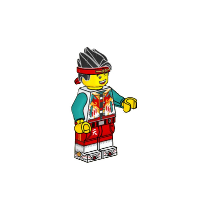 LEGO Monkie Kid with White Jacket with Buttons Minifigure | Brick Owl ...