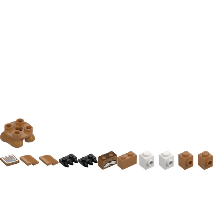 LEGO Monty Mole (1 x 2 Face) Minifigure | Brick Owl - LEGO Marketplace