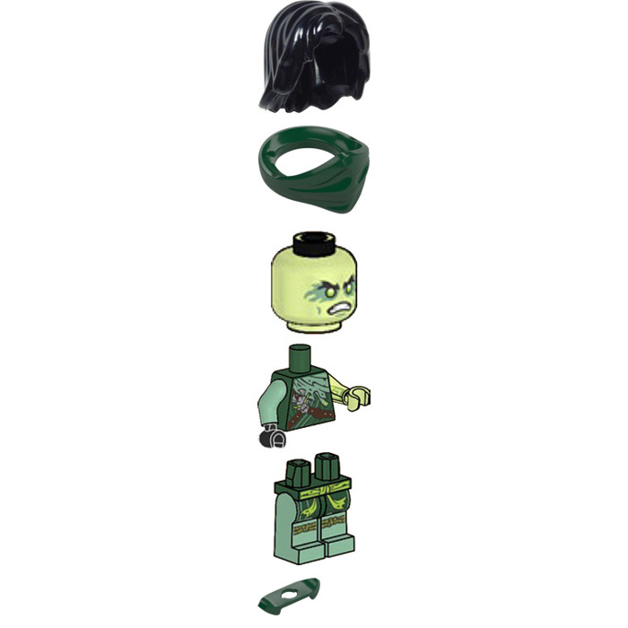 LEGO Morro with Dark Green Face Mask and Shoulder Armor Minifigure ...