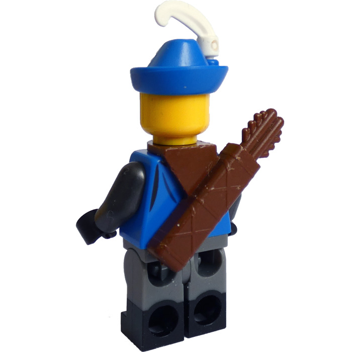LEGO Mountain Fortress Black Falcon Archer, Male Minifigure | Brick Owl ...