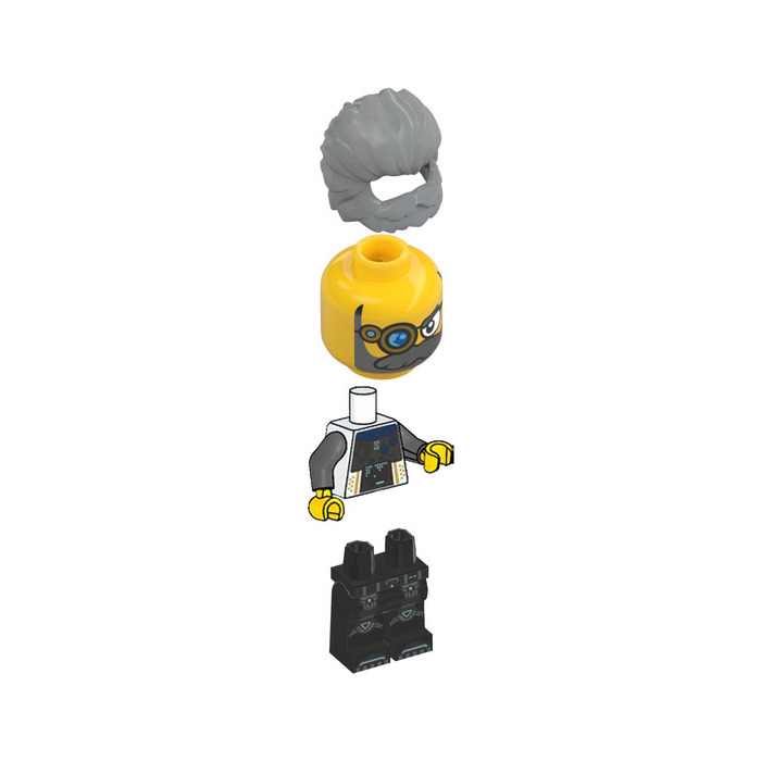 LEGO Mr. Oz with White and Pearl Dark Gray Suit Minifigure | Brick Owl ...