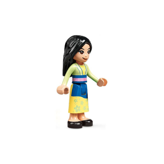 LEGO Mulan with Green and Blue Robe (Lopsided Grin) Minifigure | Brick ...