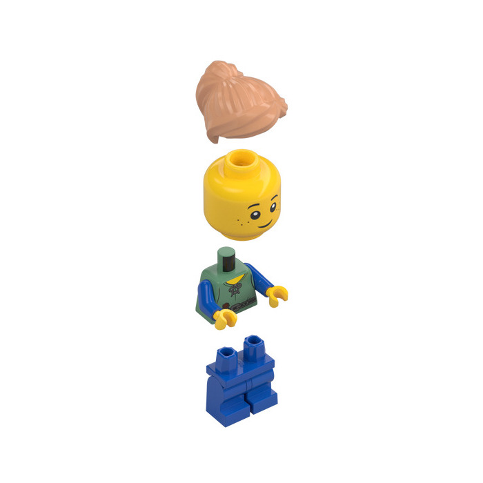 LEGO Mushroom House Girl - Flesh Ponytail Minifigure | Brick Owl - LEGO ...