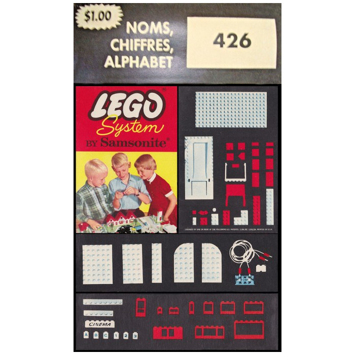 LEGO Names, Numbers, Alphabet Set 426-2 | Brick Owl - LEGO Marketplace