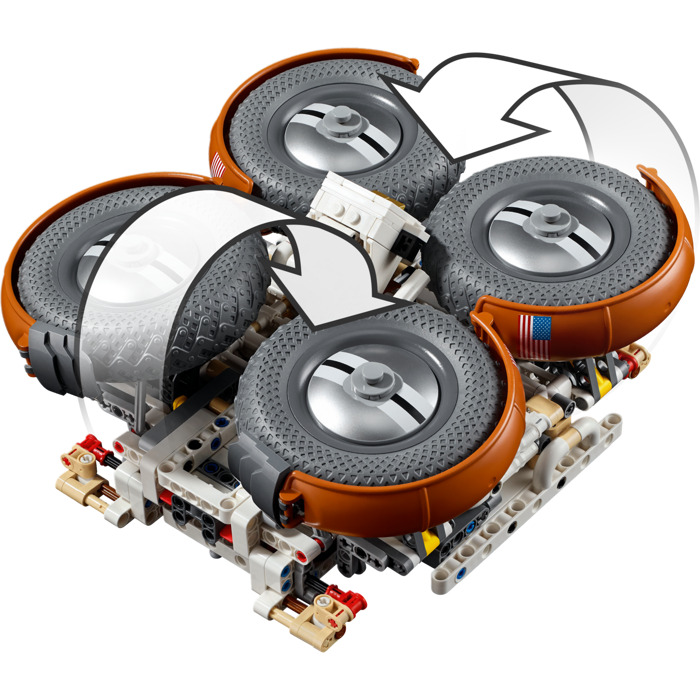 LEGO NASA Apollo Lunar Roving Vehicle - LRV Set 42182 | Brick Owl ...