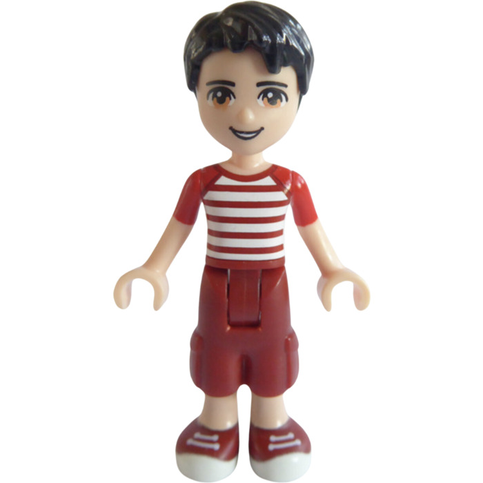 LEGO Nate with Red and White Striped Top Minifigure | Brick Owl