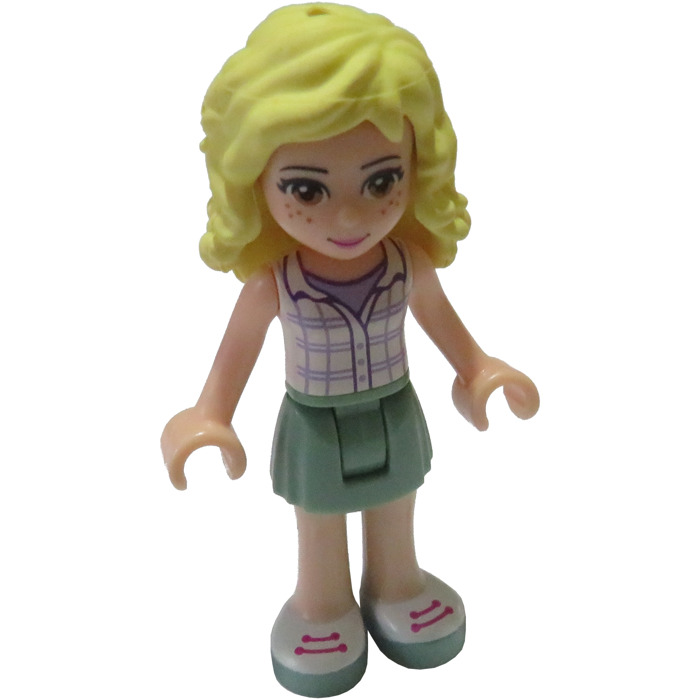 LEGO Naya with White Plaid Shirt Minifigure | Brick Owl - LEGO Marketplace