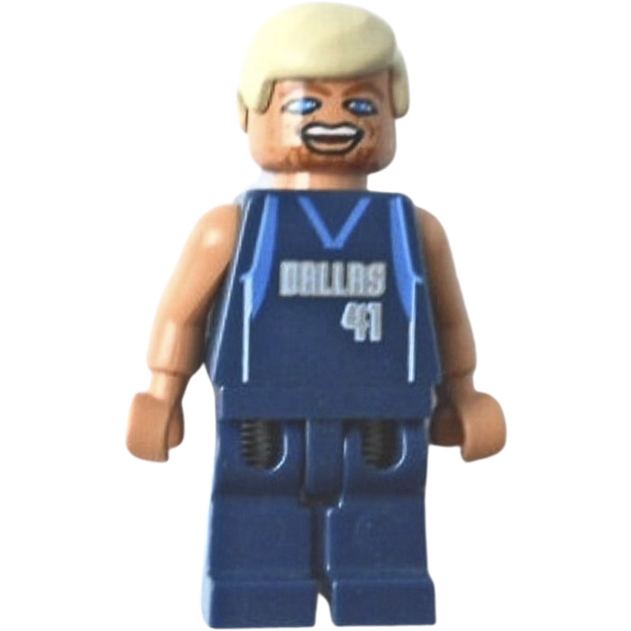 LEGO NBA Dirk Nowitzki, Dallas Mavericks #41 Minifigure | Brick Owl ...