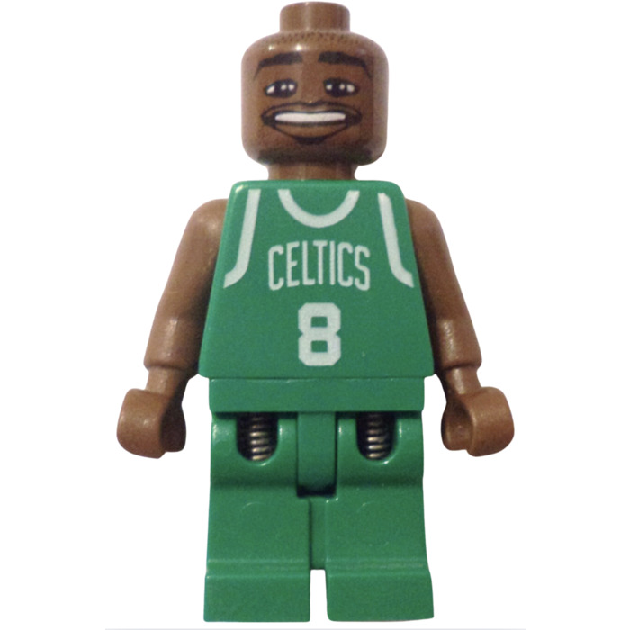 LEGO NBA player, Antoine Walker, Boston Celtics Road Uniform, #8 ...