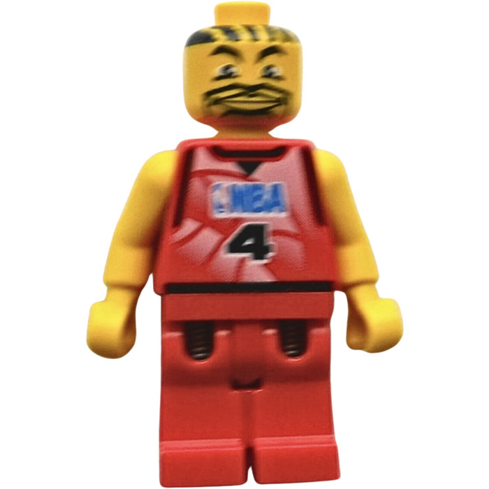 LEGO NBA player, Number 4 Minifigure | Brick Owl - LEGO Marketplace