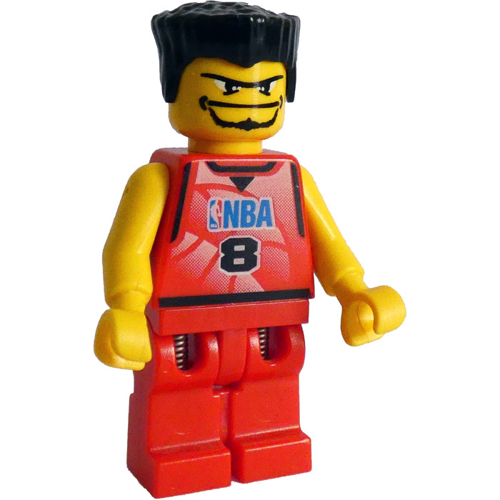 LEGO NBA player, Number 8 Minifigure | Brick Owl - LEGO Marketplace