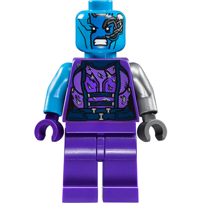 LEGO Nebula with Dark Purple Suit and Dark Azure Head Minifigure ...
