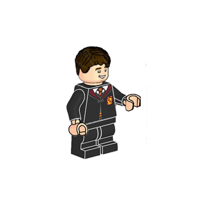 LEGO Neville Longbottom with Gryffindor Robe Clasped and Medium Legs ...