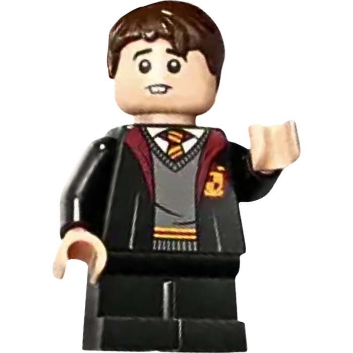 LEGO Neville Longbottom with Gryffindor Robe Open and Short Legs ...