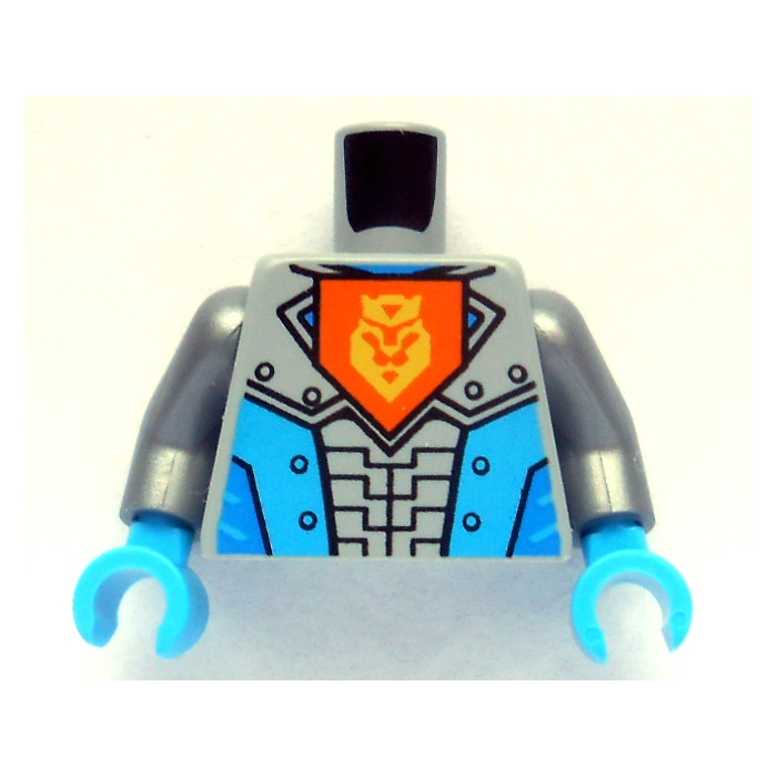 LEGO Nexo Knights Royal Soldier Torse avec Jaune Lion et couronner avec ...