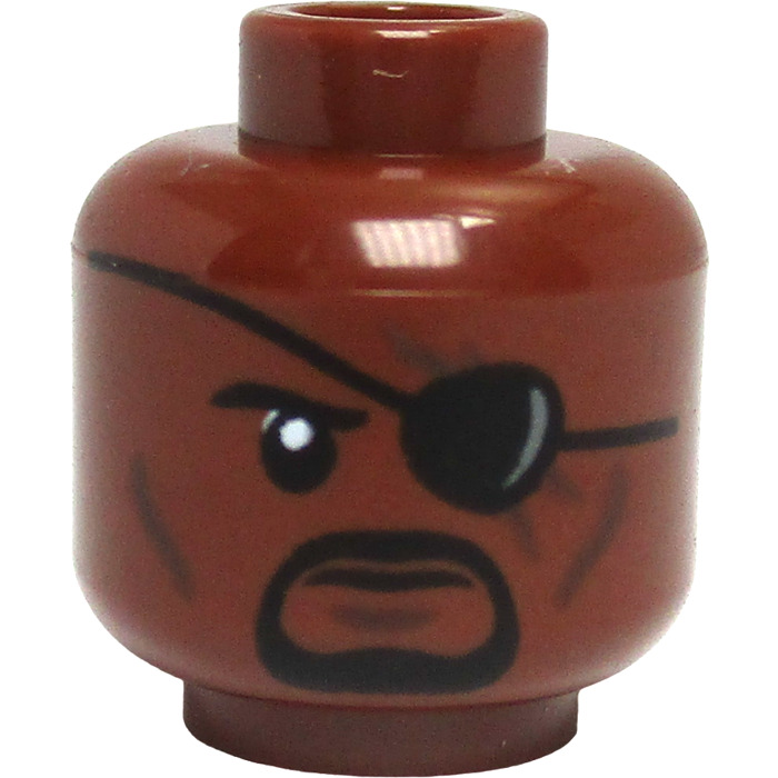 LEGO Nick Fury Minifigure Head (3626 / 50781) | Brick Owl - LEGO ...