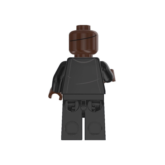 LEGO Nick Fury with Trench Coat and Gray Sweater Minifigure | Brick Owl