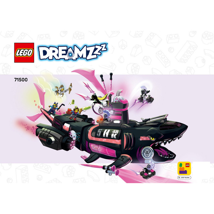 LEGO Nightmare Shark Submarine Set 71500 Instructions | Brick Owl