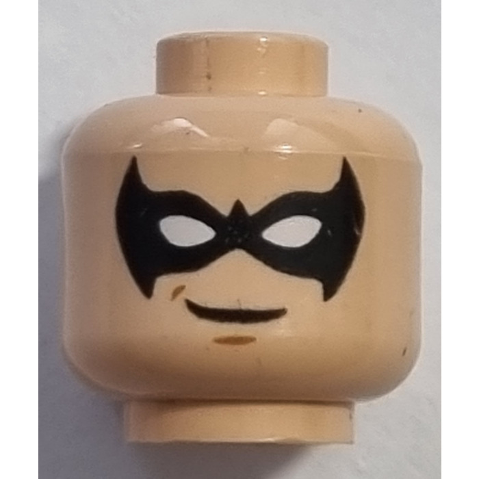 LEGO Nightwing with Blue Chest Symbol Minifigure Head (3626 / 27153 ...