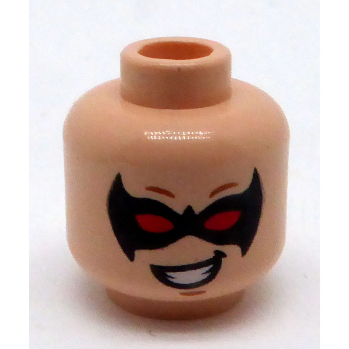 LEGO Nightwing with Red Chest Symbol Minifigure Head (3626 / 15770 ...