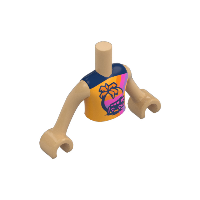 LEGO Niko with Light Blue Shorts Friends Torso (73161 / 92456) | Brick ...