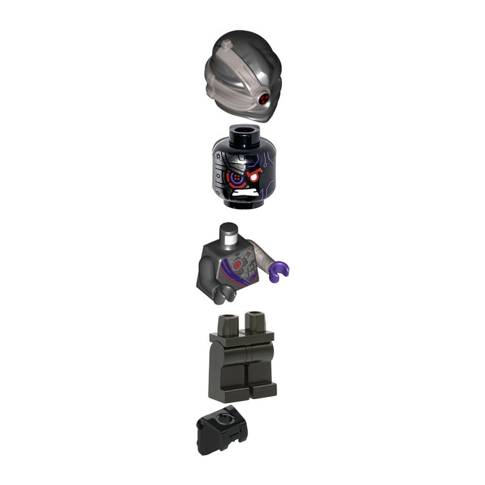 LEGO Nindroid Warrior with Neck Bracket with Front Harness Minifigure ...