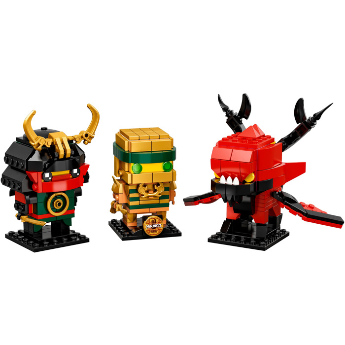 LEGO NINJAGO 10: Golden Lloyd, Nya X, Firstbourne Dragon Set 40490 ...