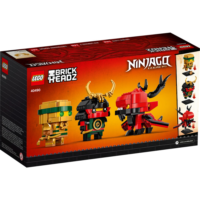 LEGO NINJAGO 10: Golden Lloyd, Nya X, Firstbourne Dragon Set 40490 ...