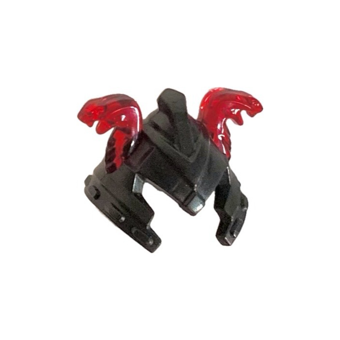 LEGO Ninjago Helmet with Cheek Protection and Transparent Red Snake ...