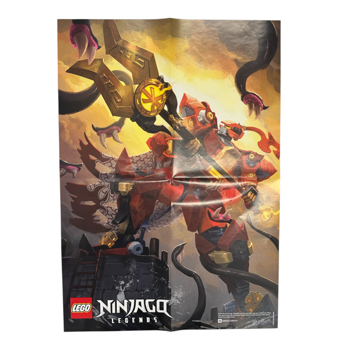 LEGO Ninjago Legends The Fire Knight Mech Poster | Brick Owl