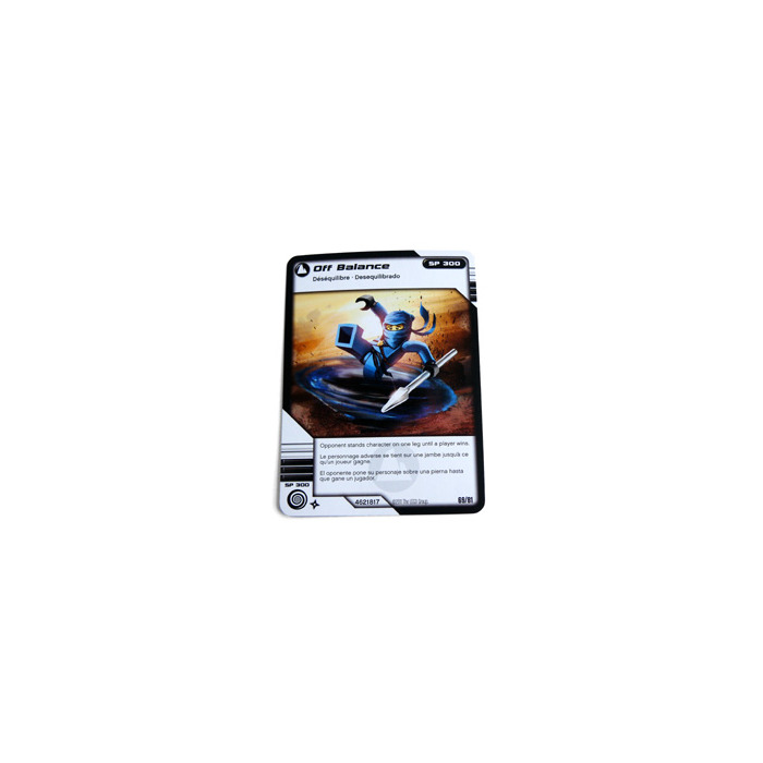 LEGO Ninjago Masters of Spinjitzu Deck 1 Game Card 69 - Off Balance ...