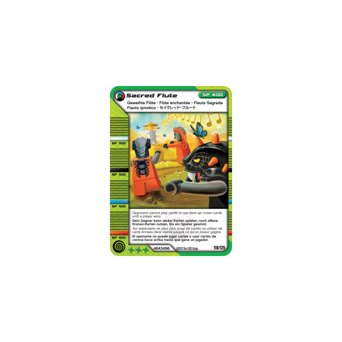 LEGO Ninjago Masters of Spinjitzu Deck 2 Game Card 118 - Sacred Flute ...