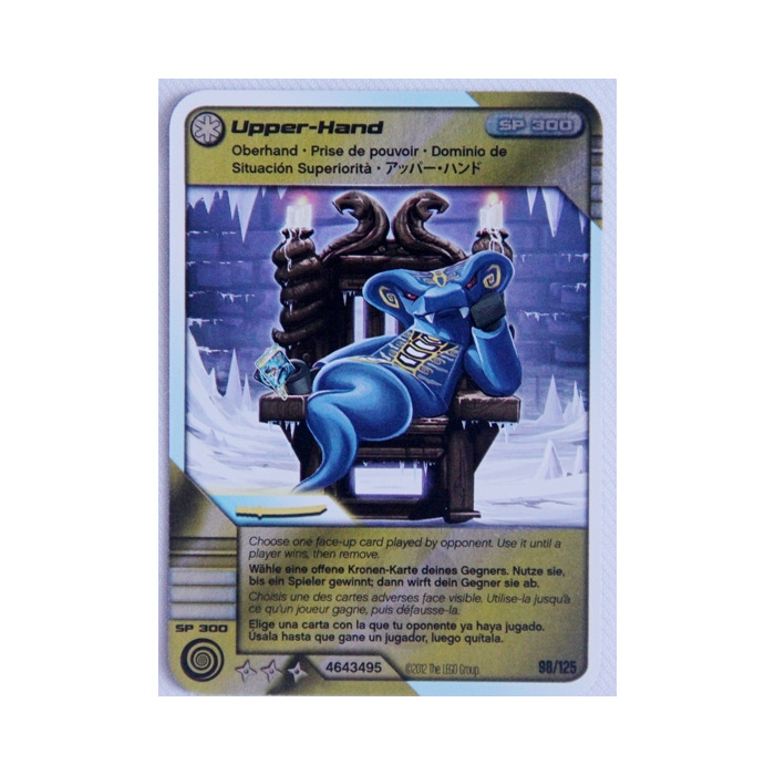 LEGO Ninjago Masters of Spinjitzu Deck 2 Game Card 98 - Upper Hand ...