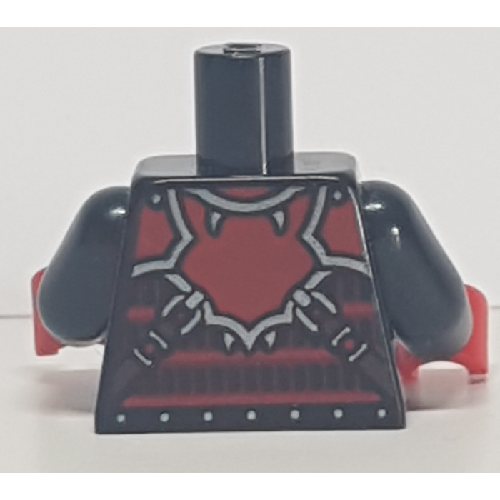 LEGO Ninjago Torso rot Armor mit Lime Medallion auf Vorderseite (973 ...